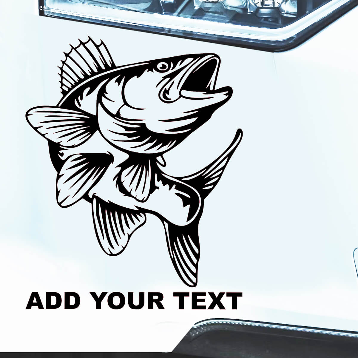 Zander Fisch Aufkleber - Gogashop
